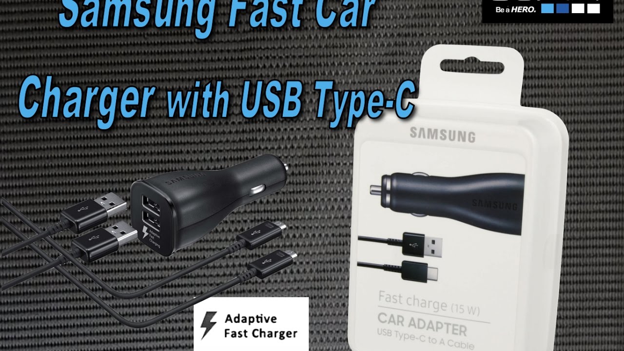 Samsung Fast Charge Car Adapter Unboxing. - YouTube