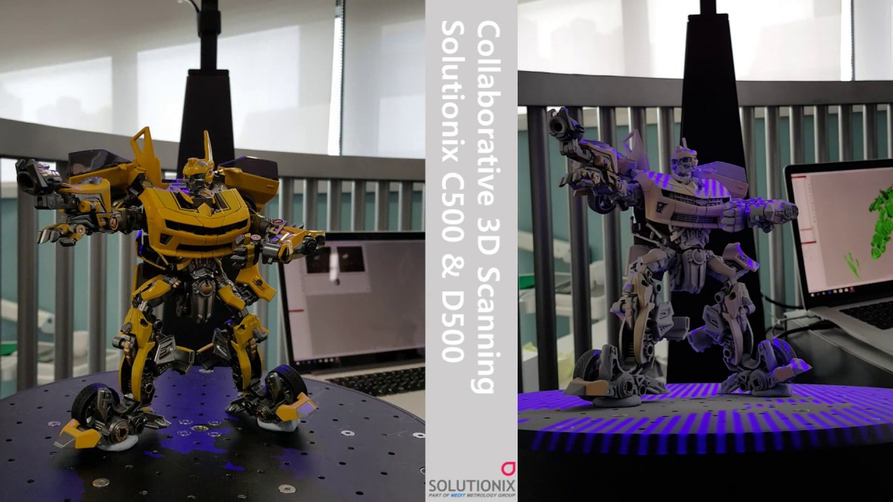Transformers Bumblebee 3D Scan Data - YouTube
