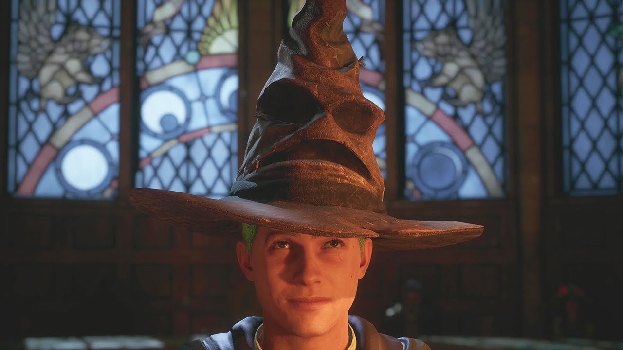 Hogwarts Legacy Sorting Hat Interactive Scene (Slytherin House): 4K ...