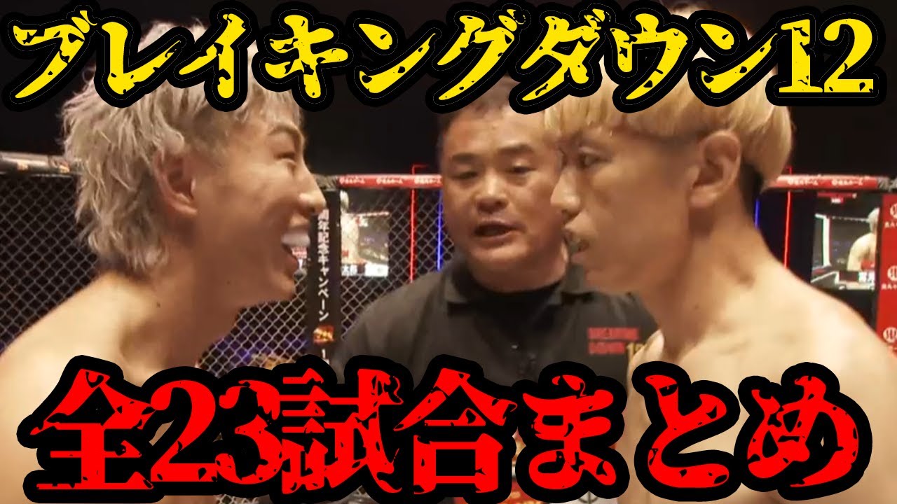 ブレイキングダウン12 全23試合ハイライト映像【breakingdown 切り抜き】#朝倉未来 #shorts - YouTube