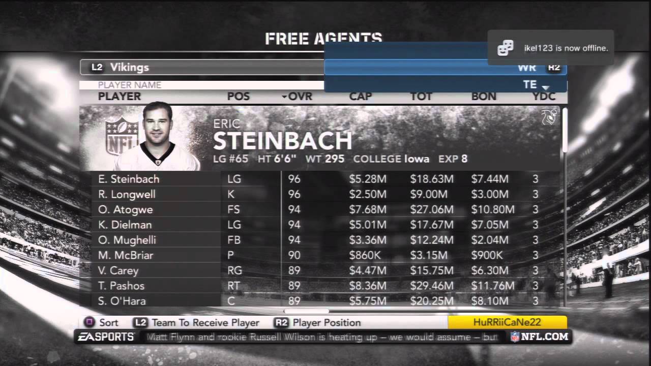 Madden 12 Updated Rosters WITH NFL ROOKIES & Free Agent Moves - YouTube