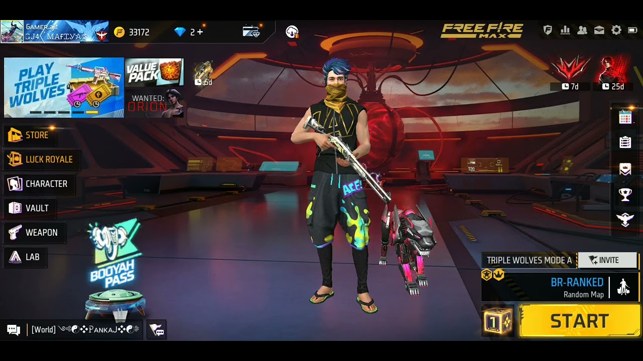 free fire collection versus - YouTube