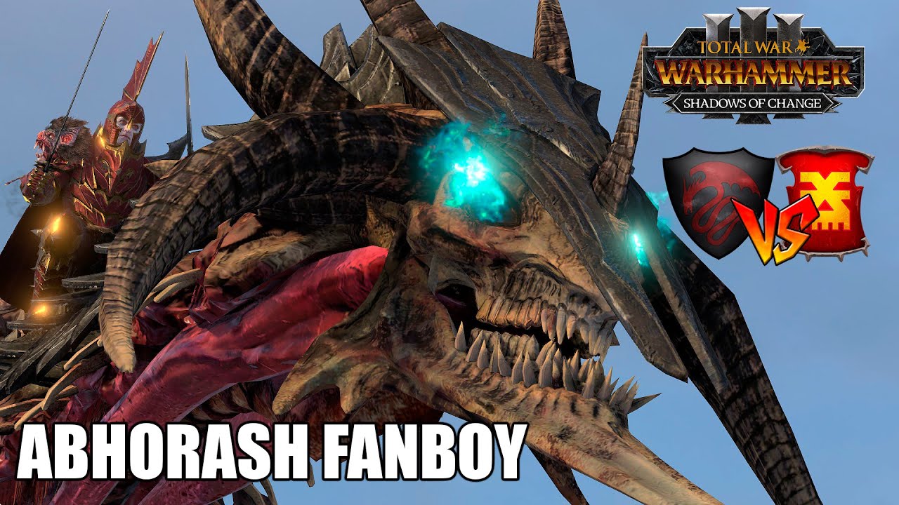 EL FAN DE ABHORASH MENOS FLIPADO... CONDES VAMPIRO VS KHORNE TOTAL WAR ...