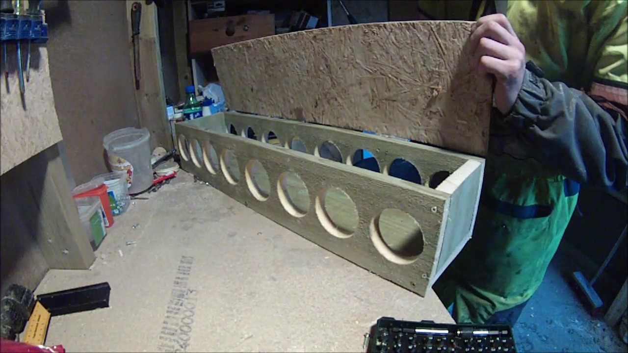 How I made a feeding tray for my homing pigeons - YouTube