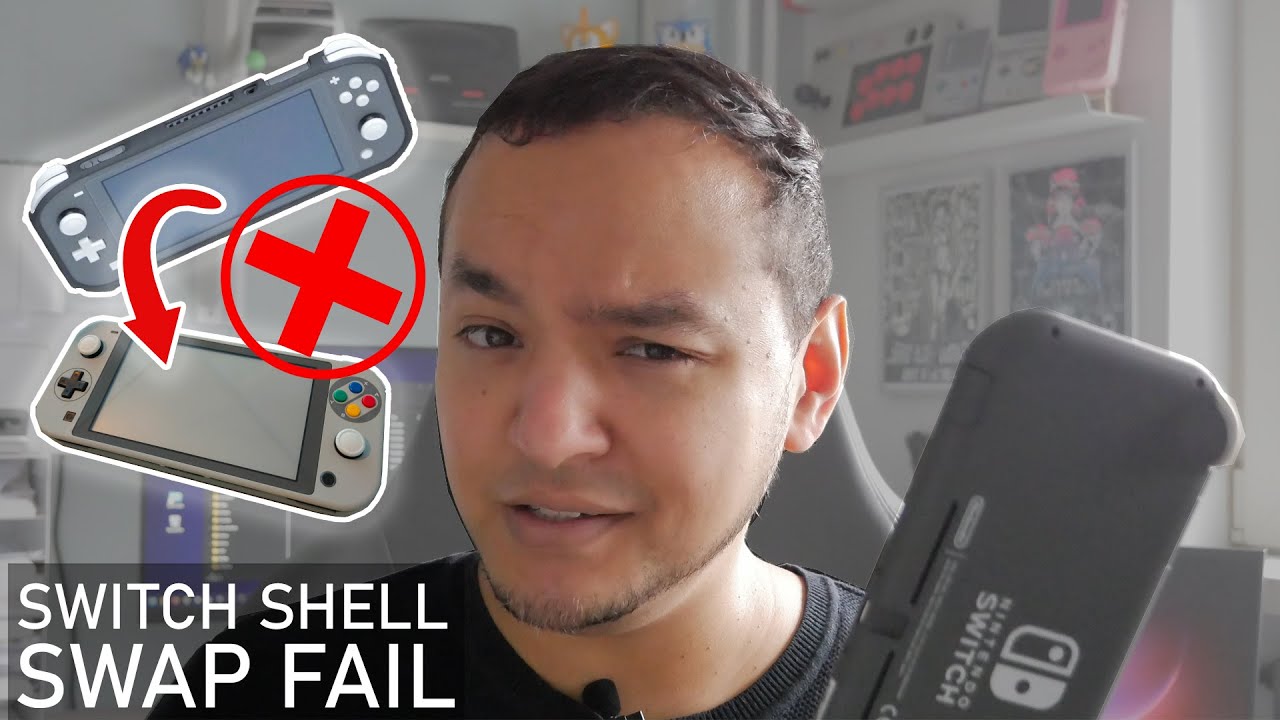 I Destroyed My Nintendo Switch Lite! | Extremerate Shell Swap FAIL ...