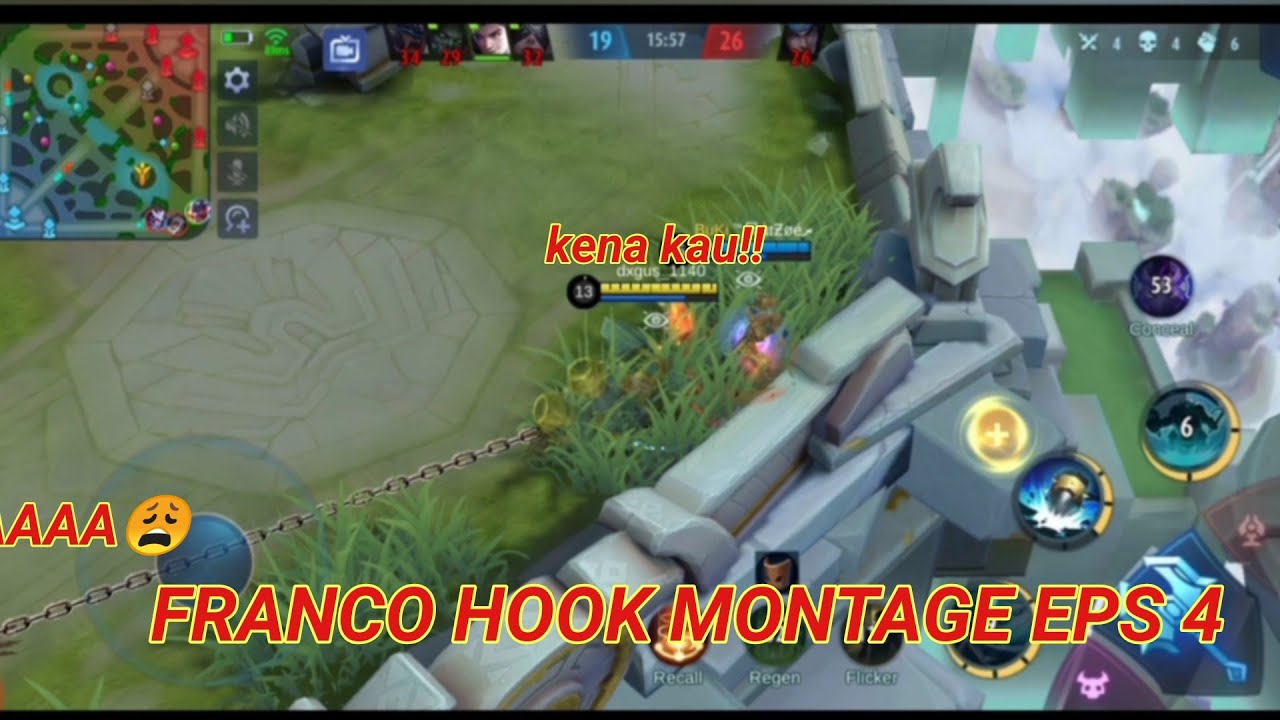 FRANCO HOOK MONTAGE EPS 4 (MOBILE LEGEND INDONESIA) - YouTube