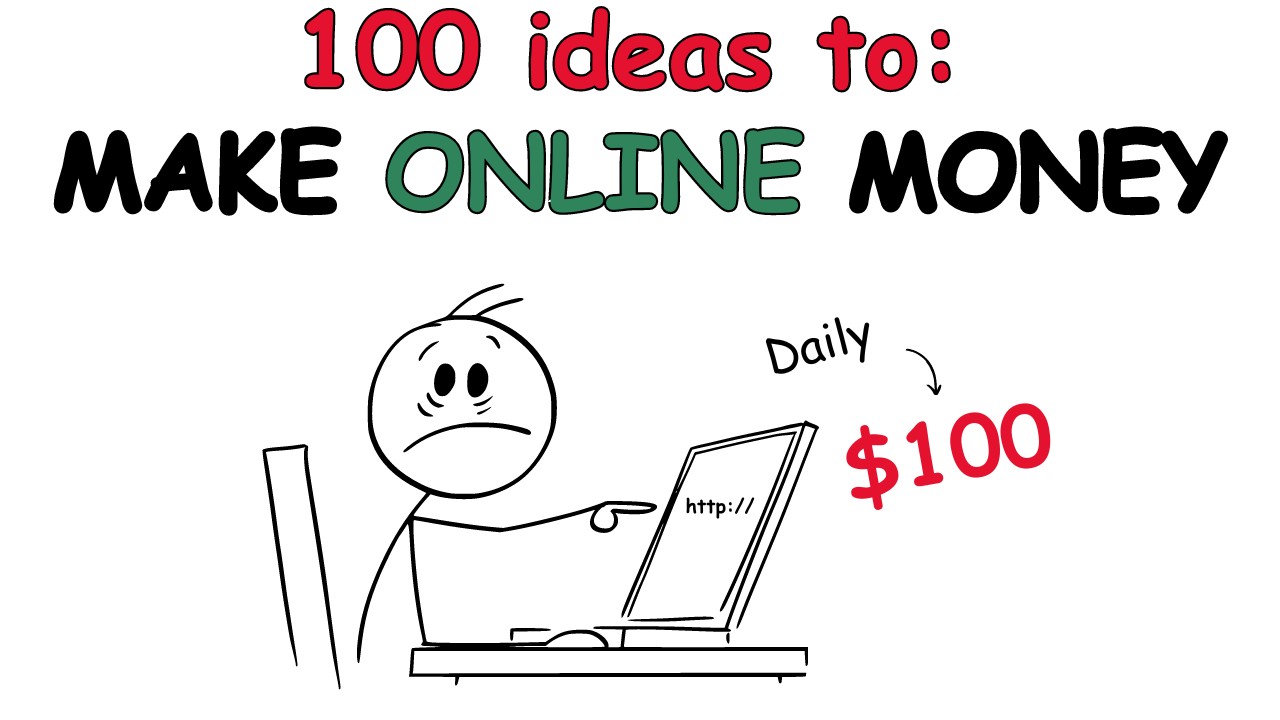 100 ideas to Make Money and Passive Income Online - YouTube