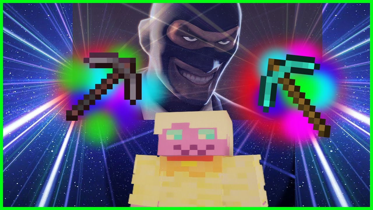 How it feels to have a MAX LEVEL pickaxe in Minecraft - YouTube