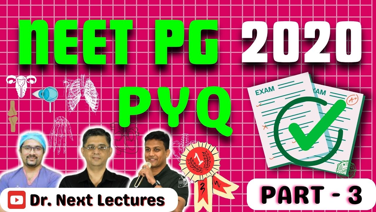 🔥NEET PG 2020 PYQ🔥| Previous Year Questions | Answers with Explanation ...