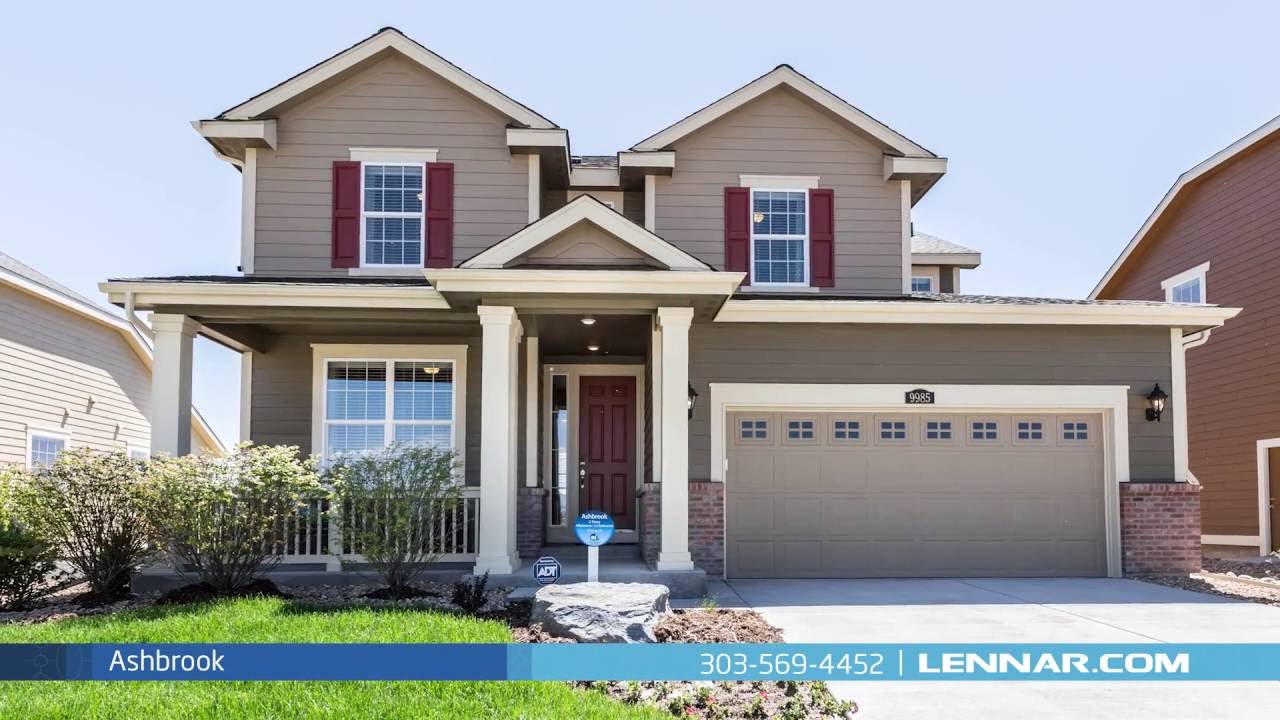 The Ashbrook Model Tour - Lennar Colorado - YouTube