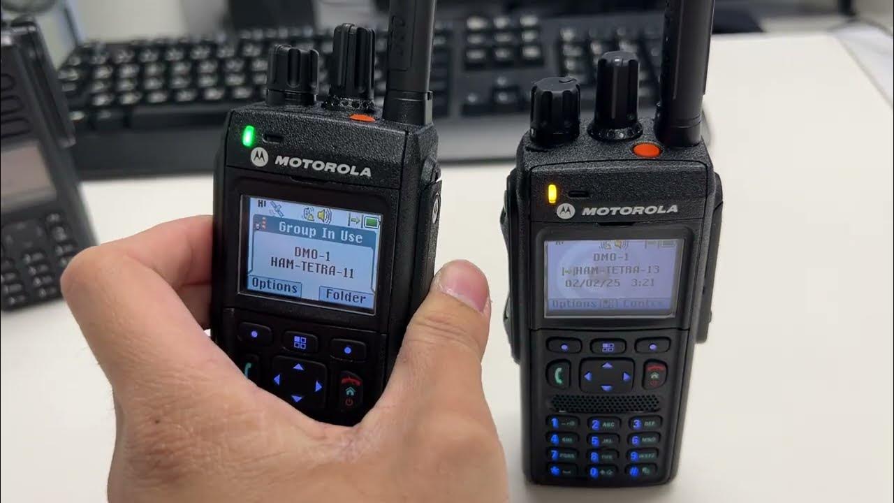 Motorola MTP3550 TETRA Portable Radio – Experience #9: All Call/Open ...
