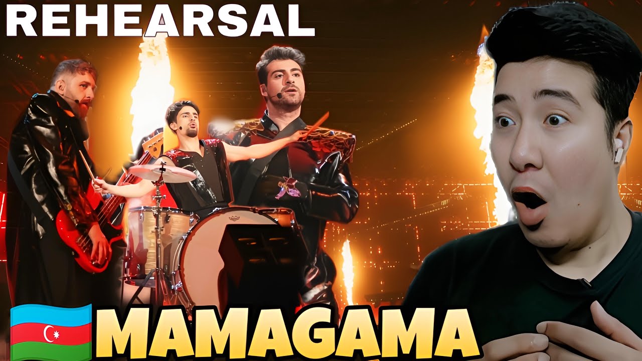🇦🇿 Mamagama - Run With U | REHEARSAL | Eurovision 2025 AZERBAIJAN ...