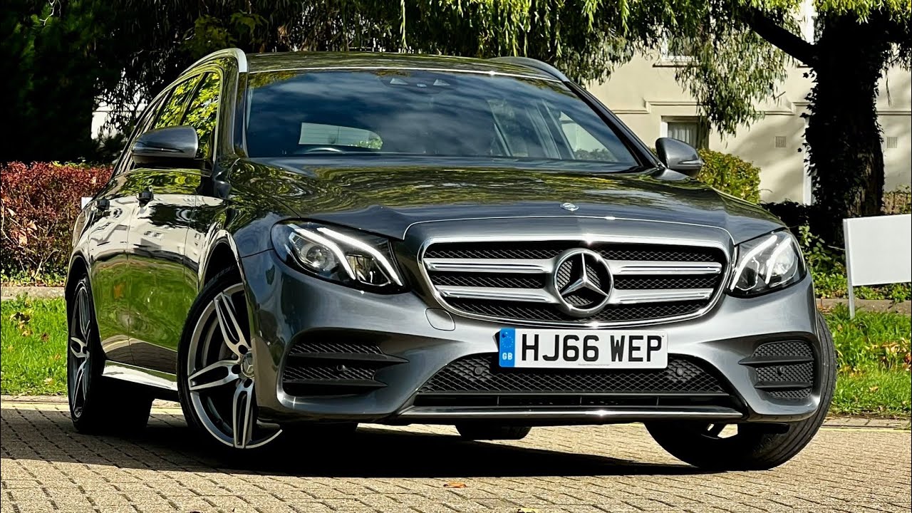 Mercedes-Benz E220d AMG Line - YouTube