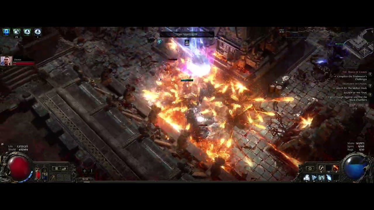 Path of Exile - Fireball Comet Vomit - YouTube