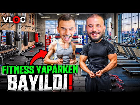 HAYATINDA İLK DEFA FİTNESS YAPTI | SONUNDA BAYILDI!! | Aslan Simsek