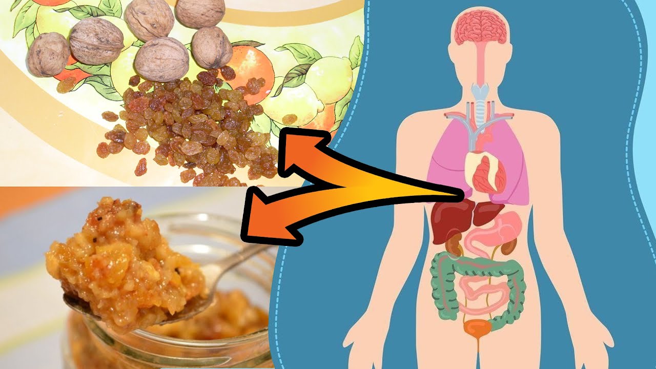 Yong'oq Va Mayiz Aralashmasi Butun Organizm Uchun ... - YouTube