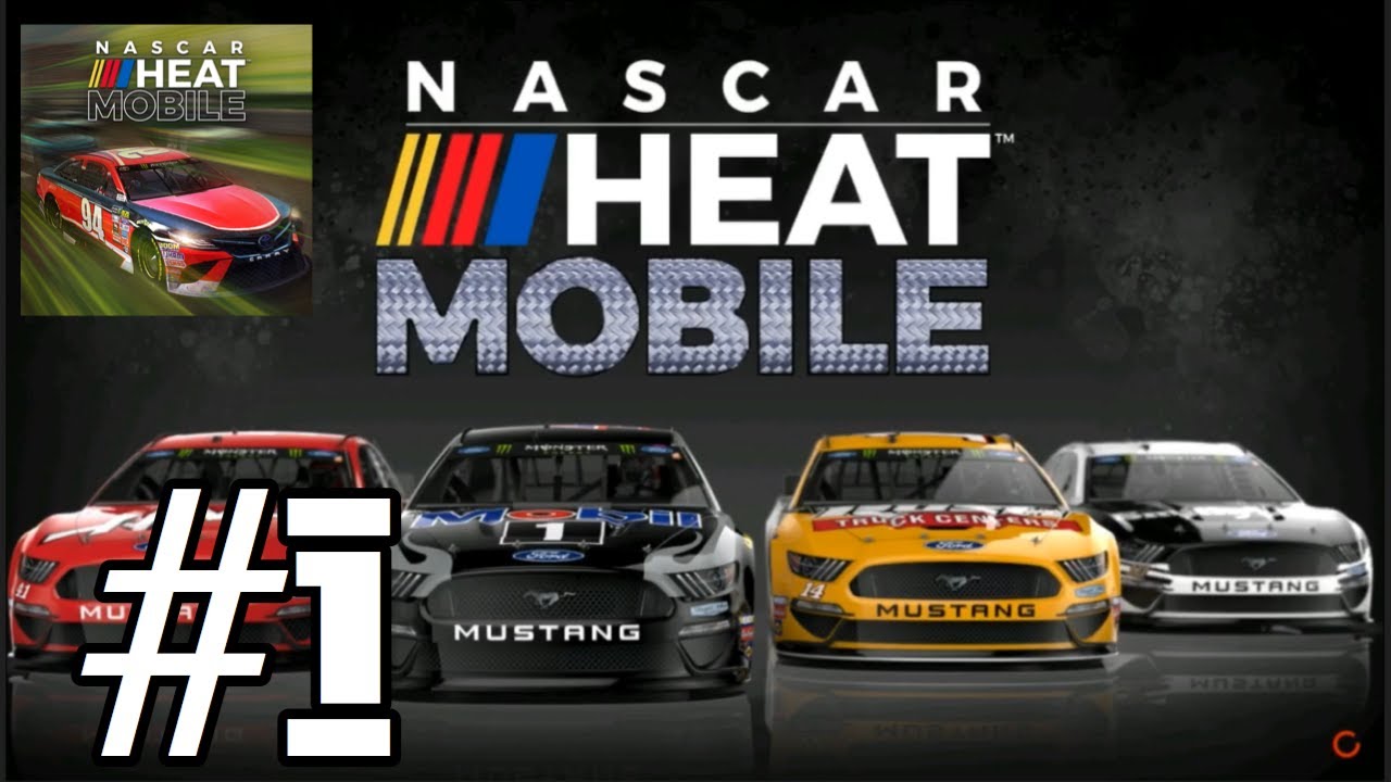 NASCAR HEAT MOBILE - (Gameplay Walkthrough)Part 1 That was an intense ...