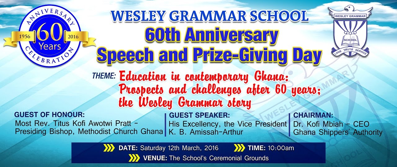 Wesley Grammar School 60th Anniversary Speech Prize Day YouTube wesley-grammar-school-60th-anniversary-speech-prize-day-youtube