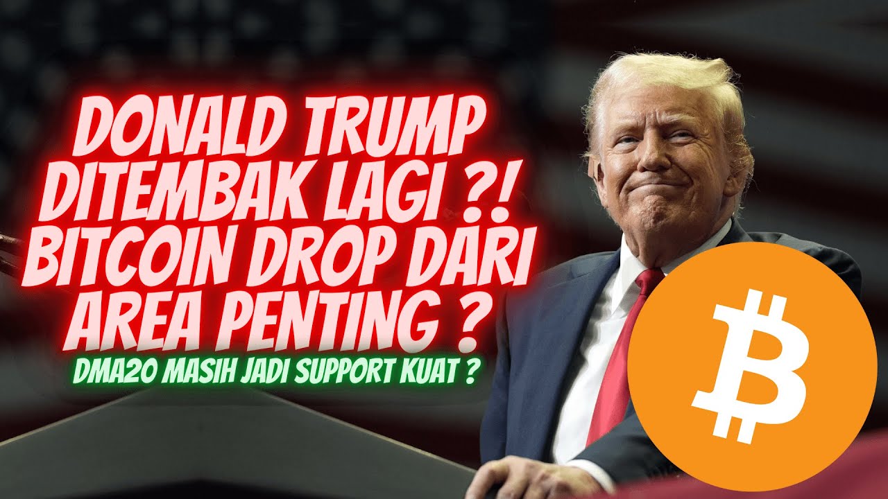 BITCOIN DROP TERTAHAN MAJOR SUPPORT SETELAH PENEMBAKAN DONALD TRUMP ! CRYPTO OTW GEMPURAN DATA ...