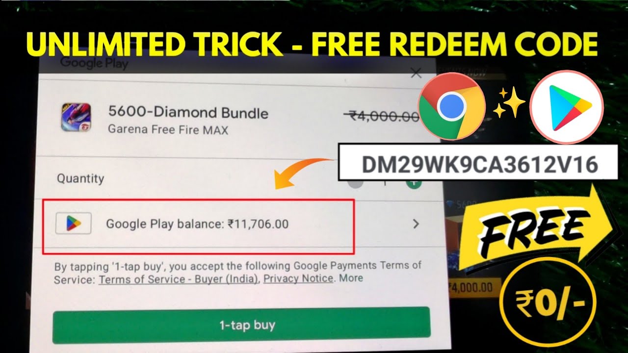 ( Biggest Loot ) - Free Redeem Codes for playstore at ₹0/- | How to get ...