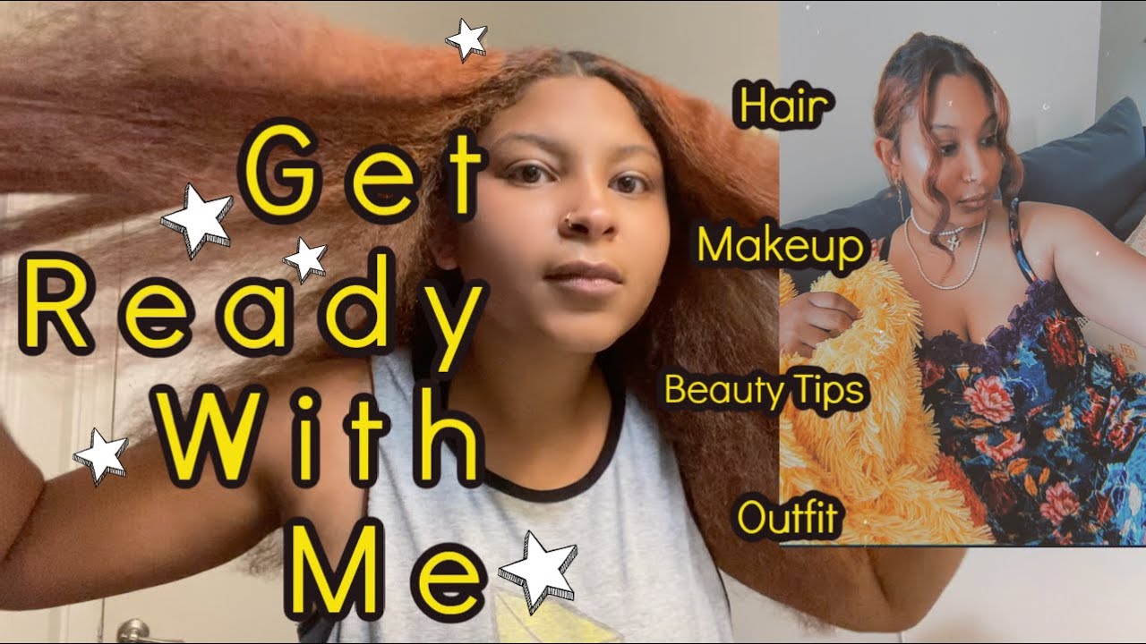 Get Ready With Me| Hair+makeup+outfit+beauty tips - YouTube