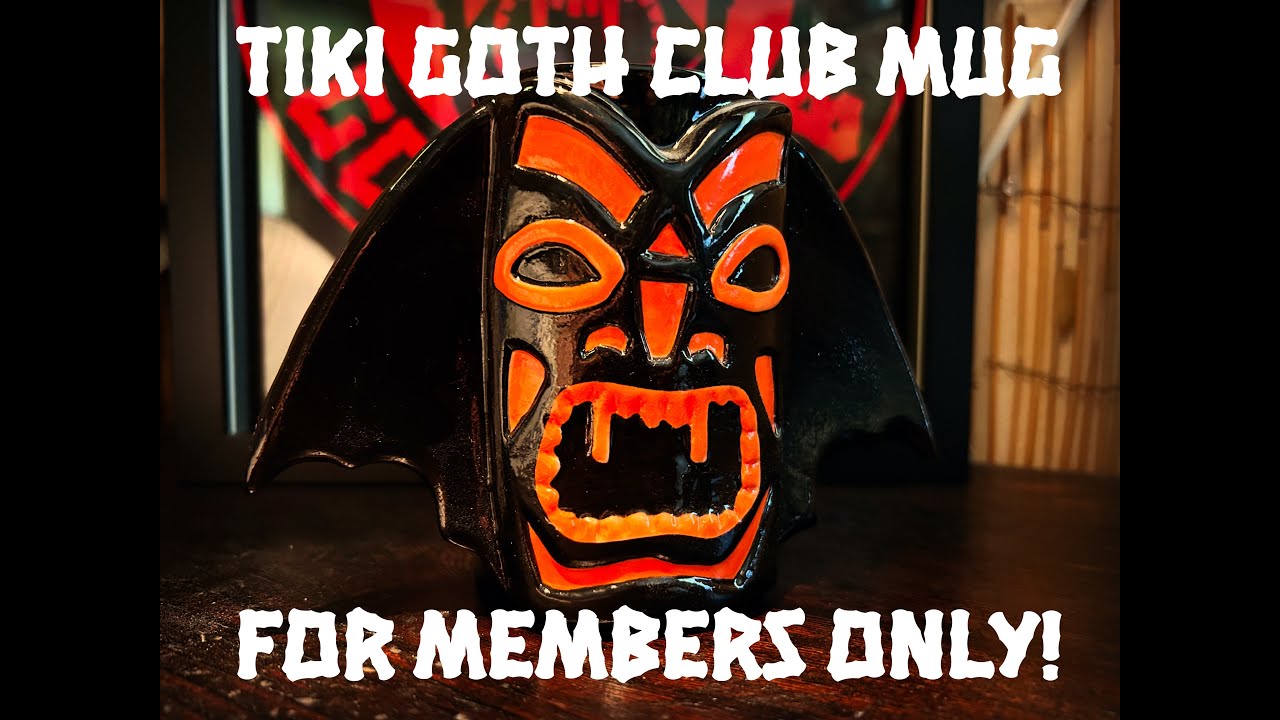 Special Halloween Tiki Goth Club Mug for Members Only! - YouTube
