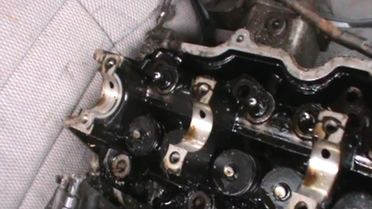 tear down engine after veggie oil in the cheap car (92 plymouth acclaim ...