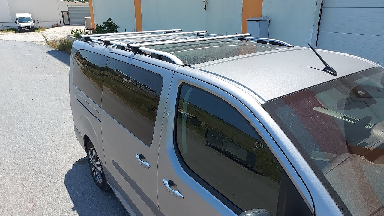 skyport roof rails & cross bars installation / skyport tavan çıtası ve ...