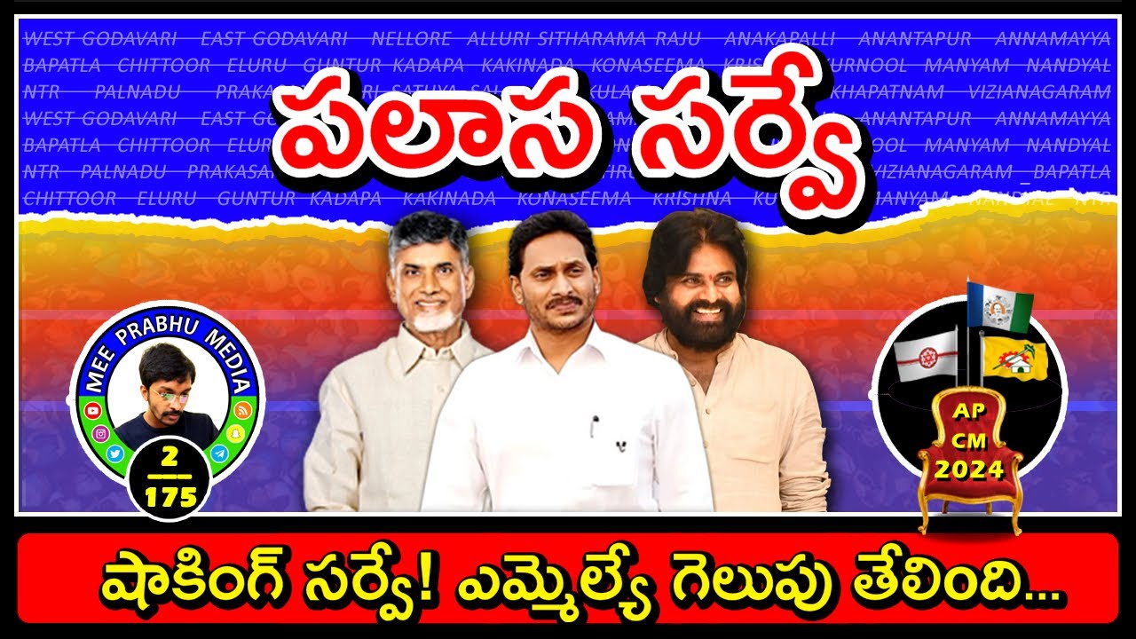 PALASA : AP LATEST Election SURVEY 2024 | YSRCP TDP JSP | AP Politics ...
