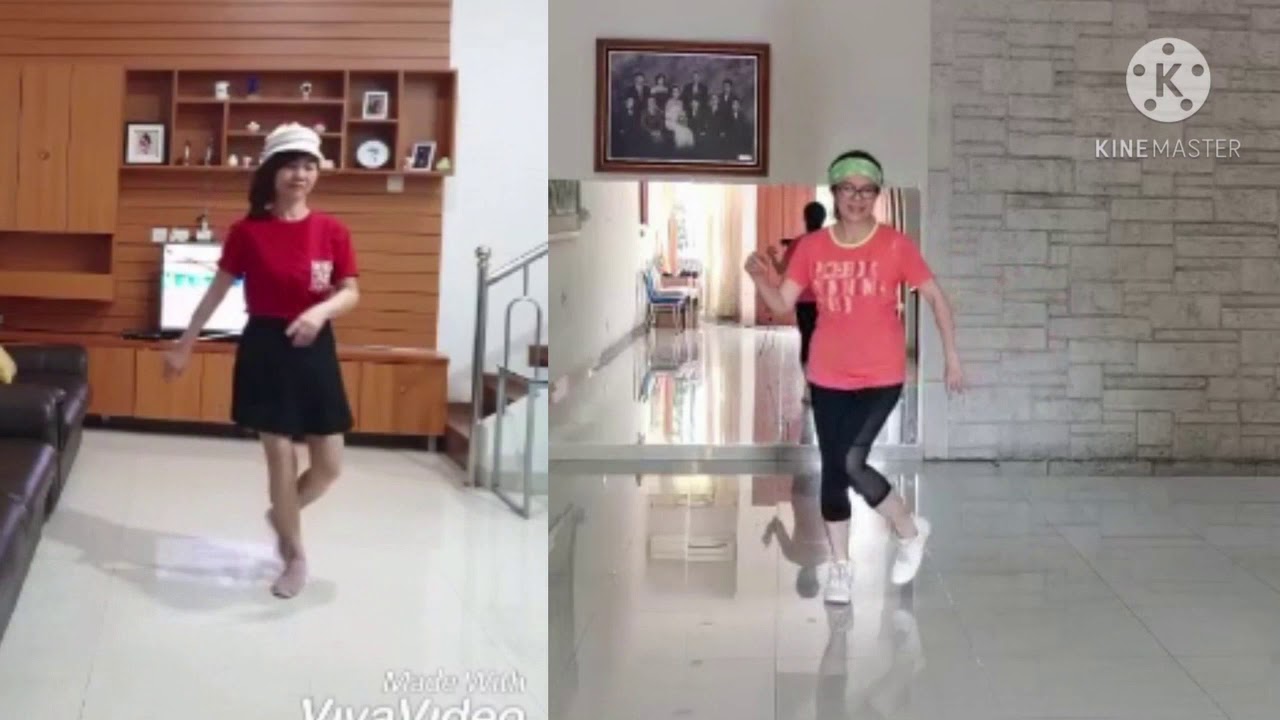 Cardio Jive Line Dance (demo & counts) - YouTube