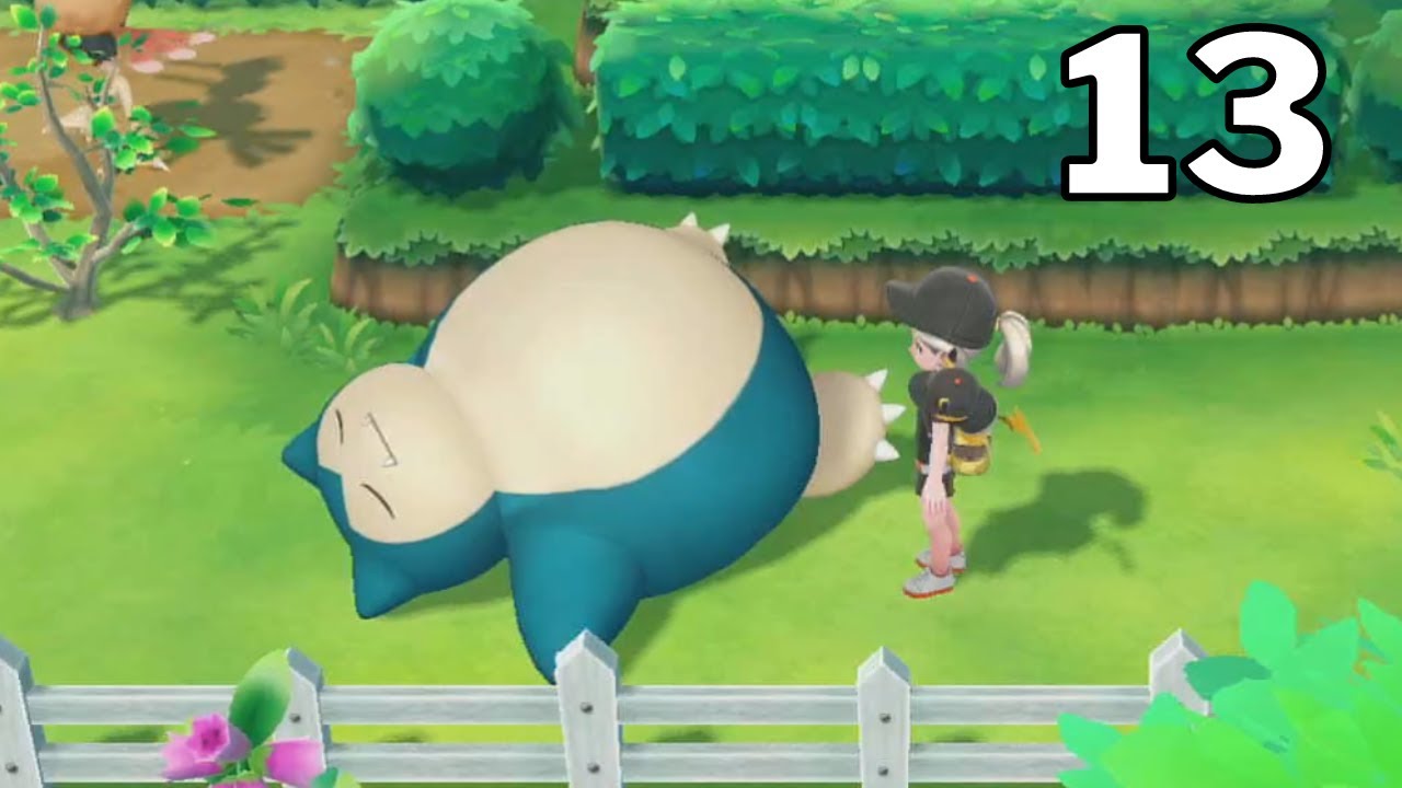 SNORLAX WAKE UP! - Pokemon Let's Go Pikachu Playthrough Part 13 - YouTube