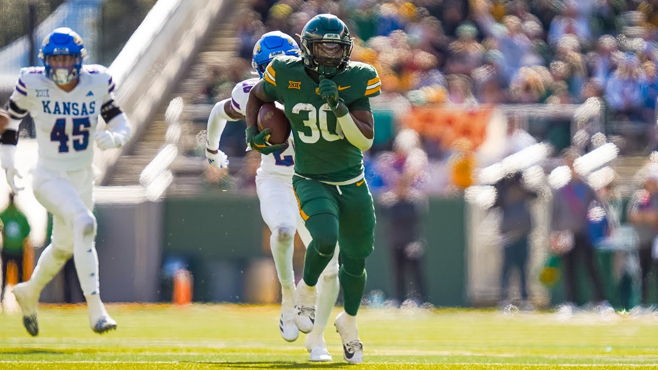 Baylor Football: Bryson Washington Highlights vs. Kansas | November 30 ...