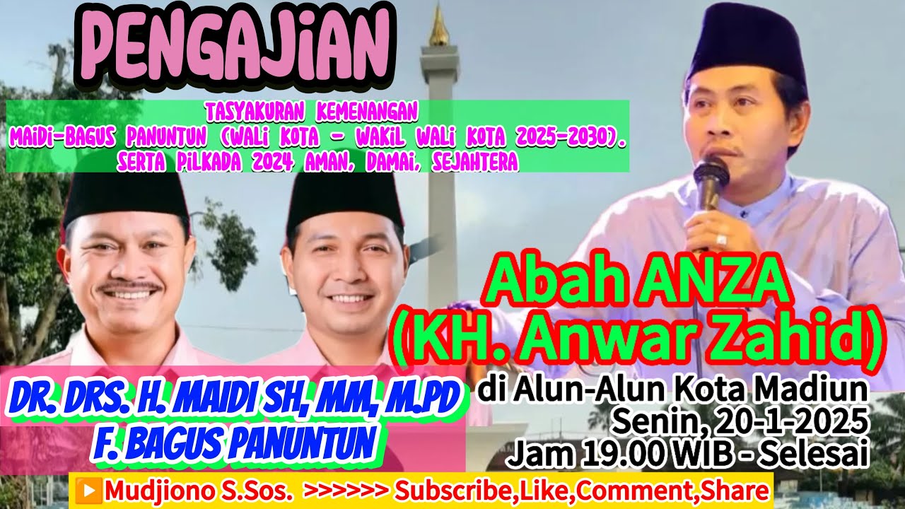 🔴Live Abah ANZA(KH.Anwar Zahid) Tasyakuran Kemenangan Pak MAIDI-BAGUS ...
