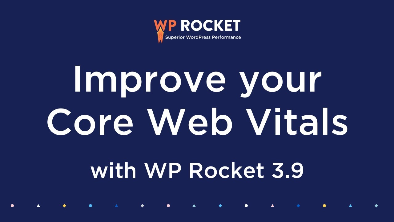 Optimize Core Web Vitals for WordPress [with WP Rocket 3.9] - YouTube