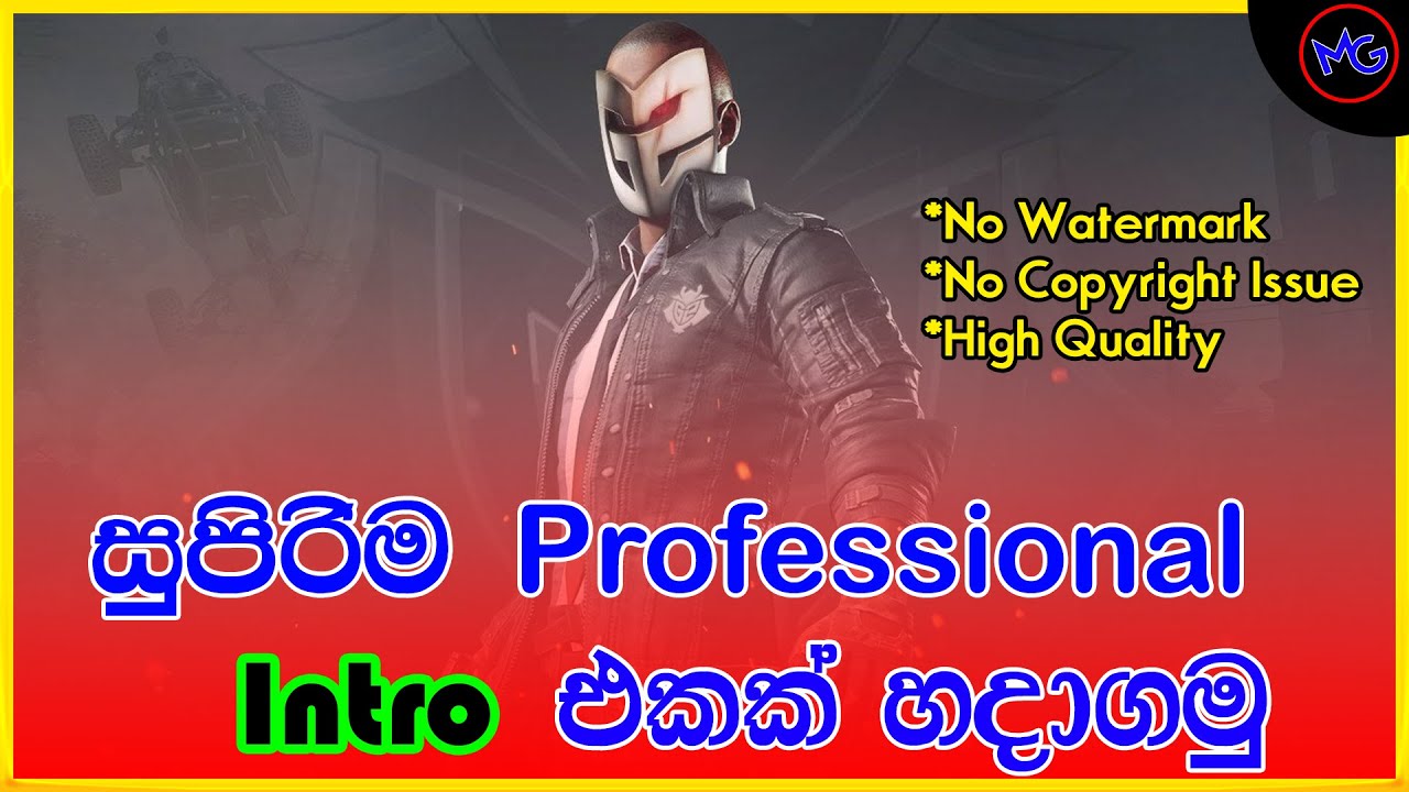 How to Make a Professional Intro for YouTubers | Sinhala | Master Gaming LK - YouTube