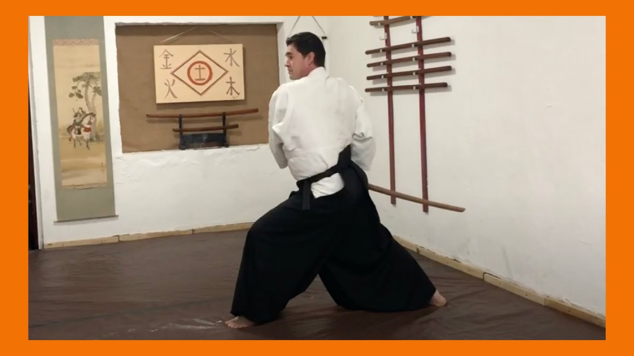 ken suburi 3 waki kamae de Morihiro Saito: aikiken - YouTube