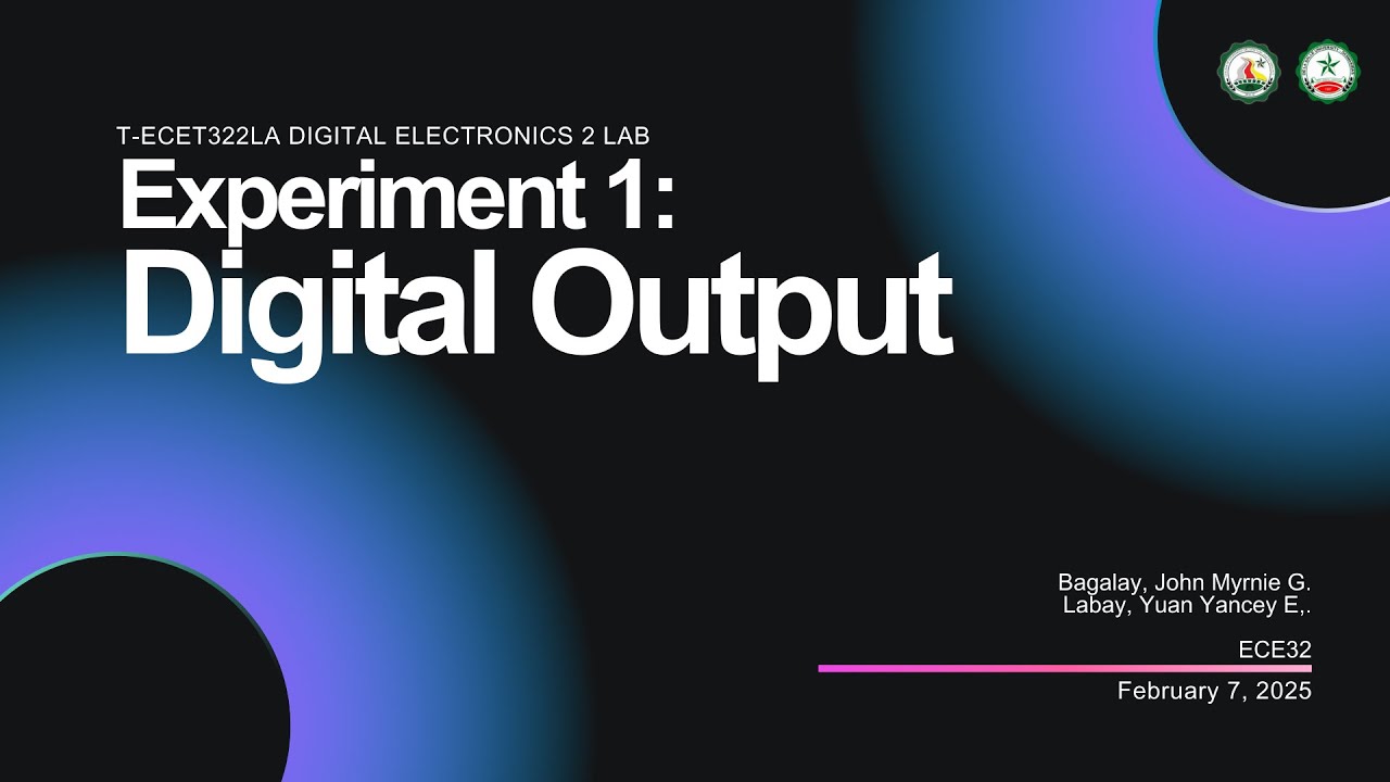 Digital Electronics 2 - Digital Output - YouTube
