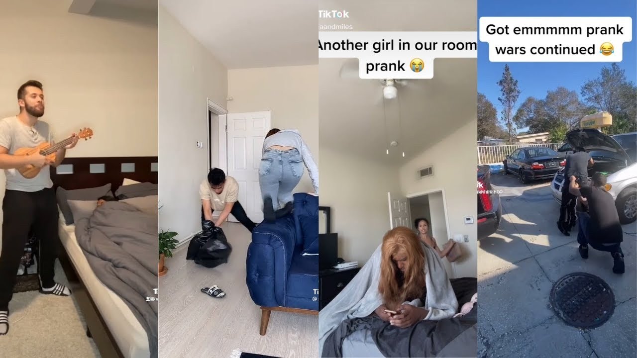 Couple Pranks Tiktoks | Tiktok Couple Pranks Compilation #1 - YouTube