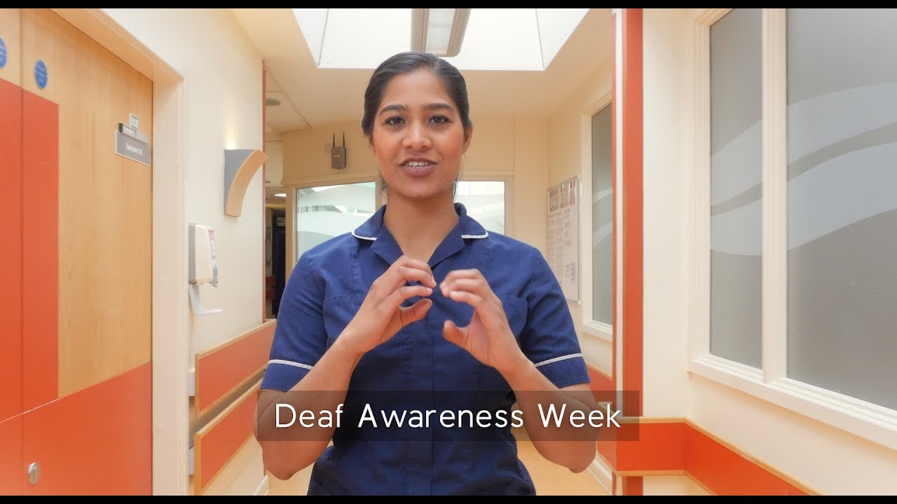 Midwives Sign BSL for Deaf Awareness Week - YouTube