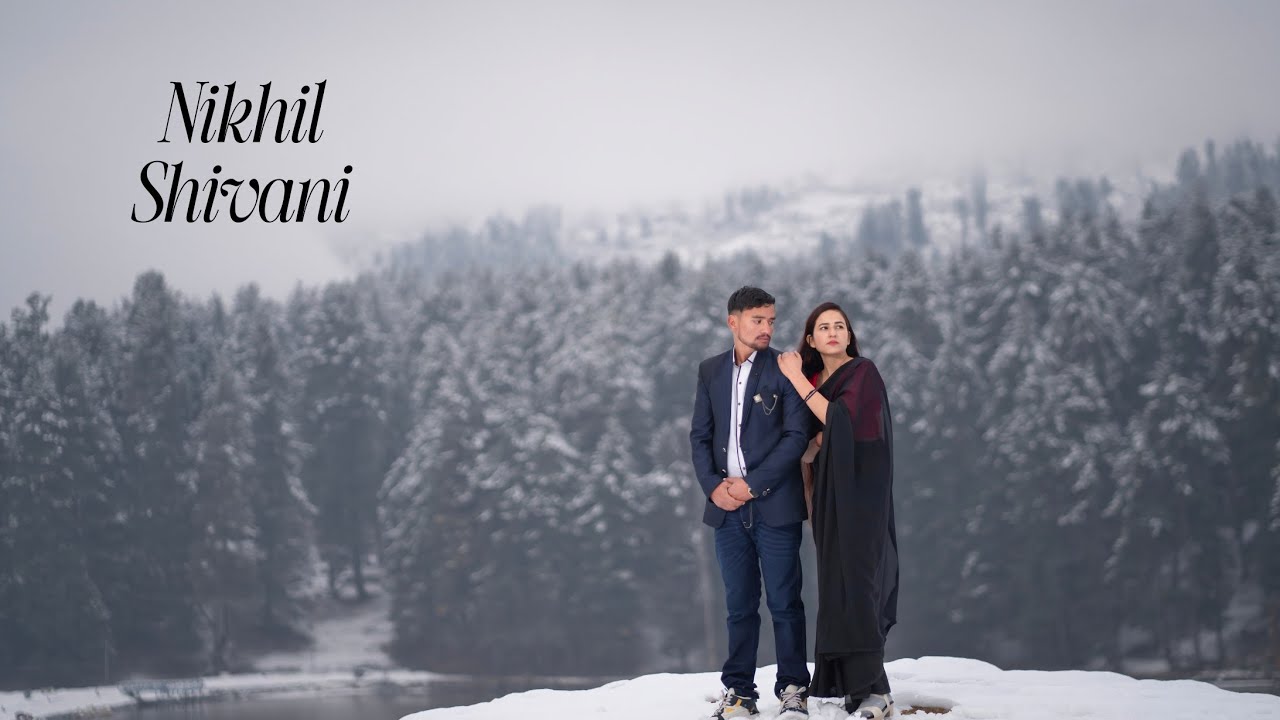 Pre wedding of Nikhil x Shivani. !! Roshan 4k studio Challan!! snasar ...