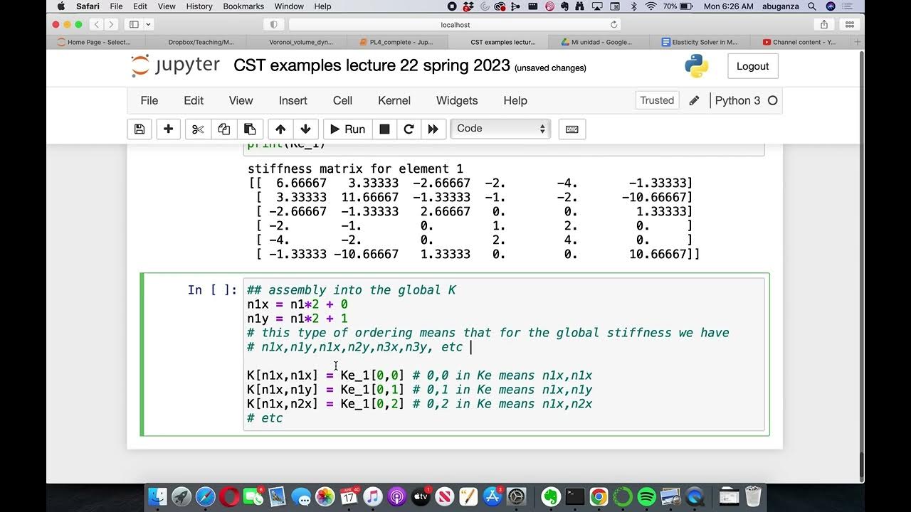 ME489 Introduction to FE Lecture 22 (continuation) CST examples - YouTube