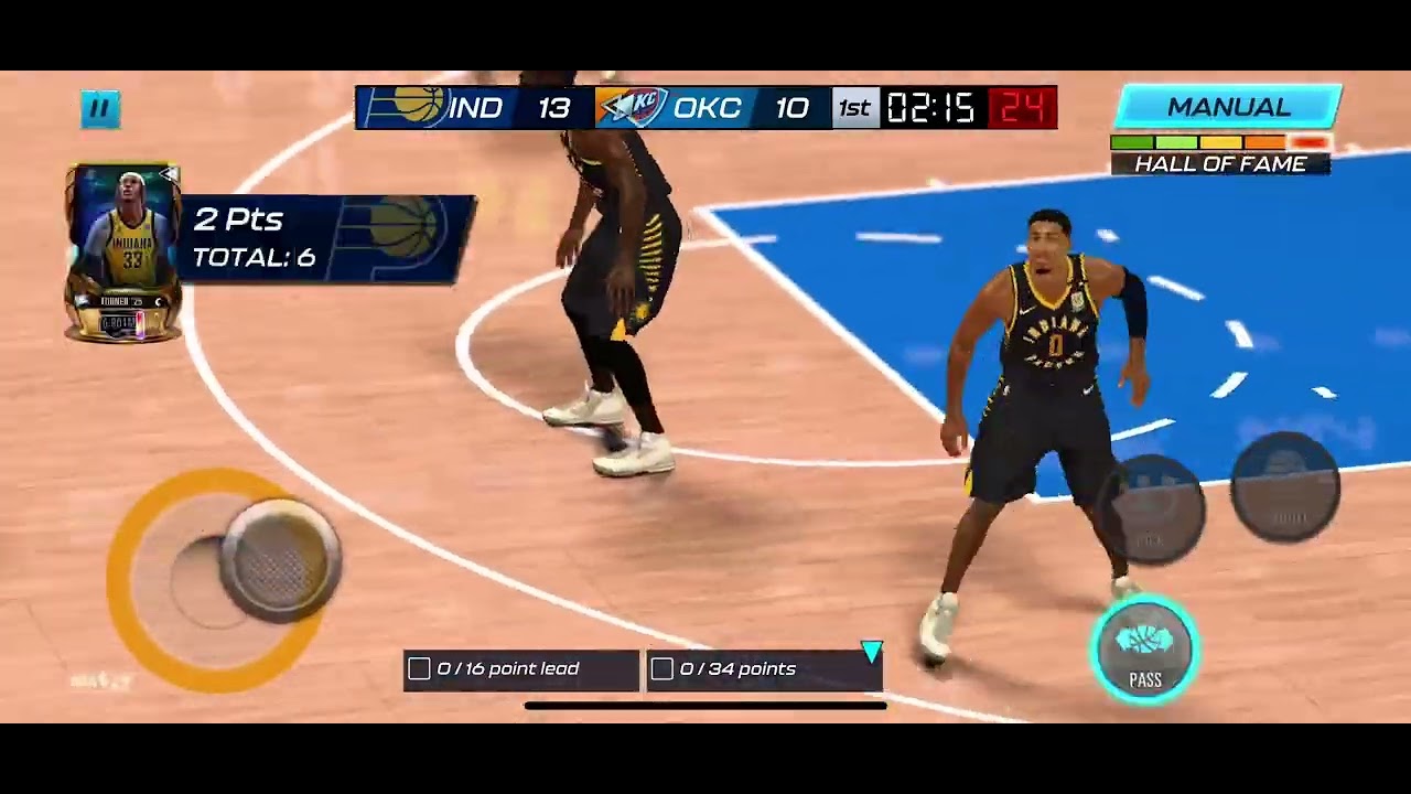 playing nba 2k mobile part one - YouTube