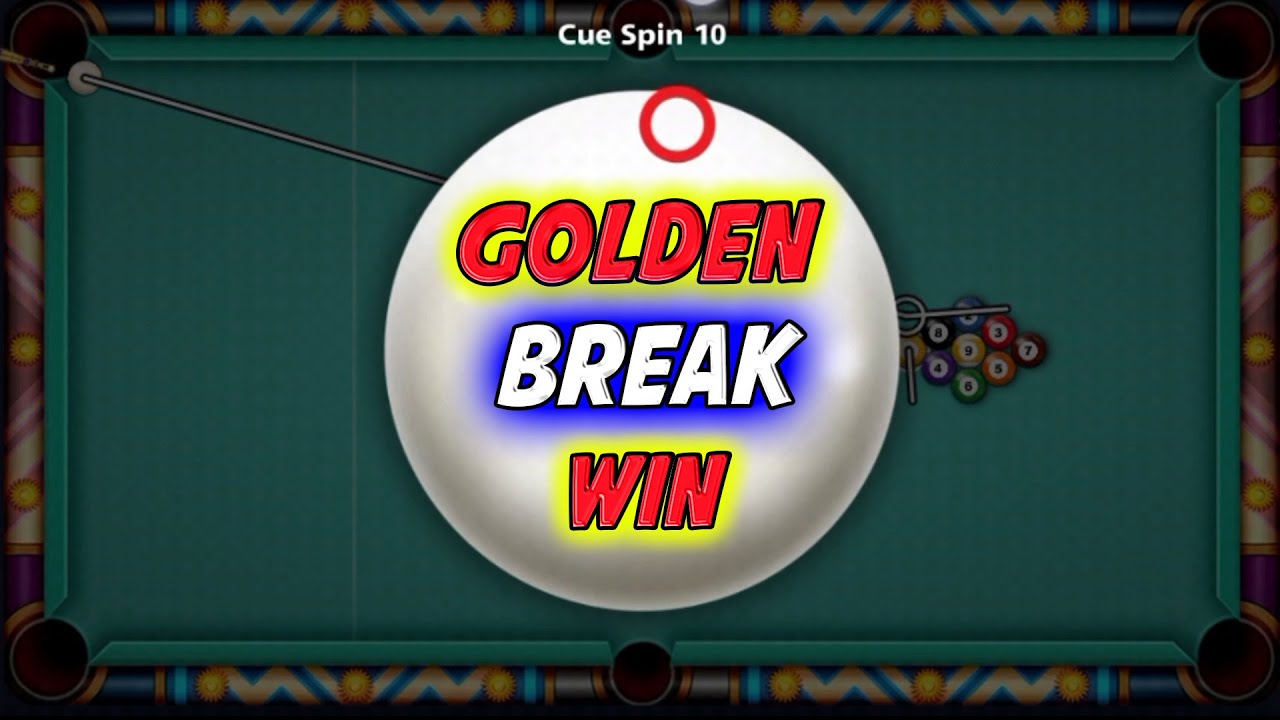 Golden Break Win Trick 😋 8 Ball Pool 9 Ball 1 Shot Win Trick 😍 9 Ball ...