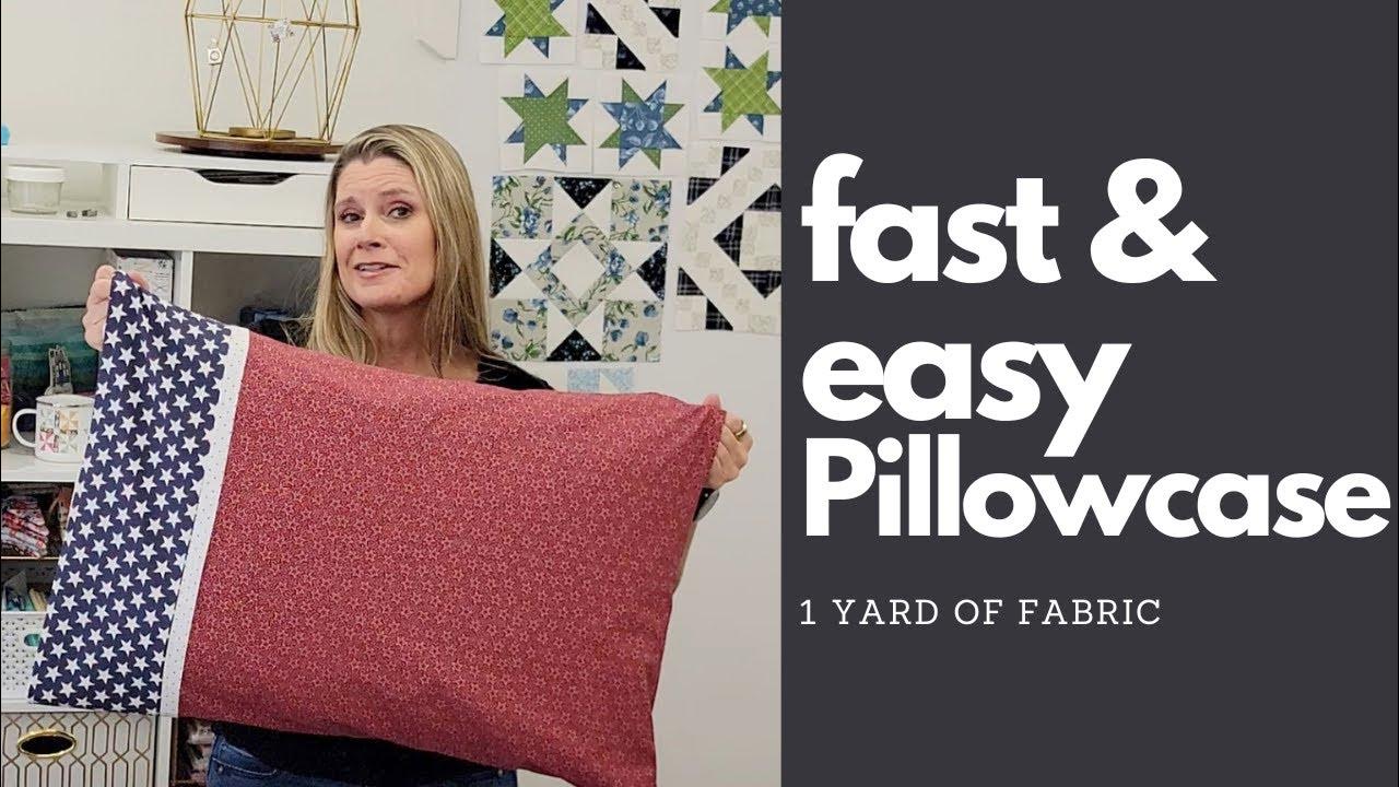 How to make a Three Seams Pillow Case - Burrito Method- French Seams ...