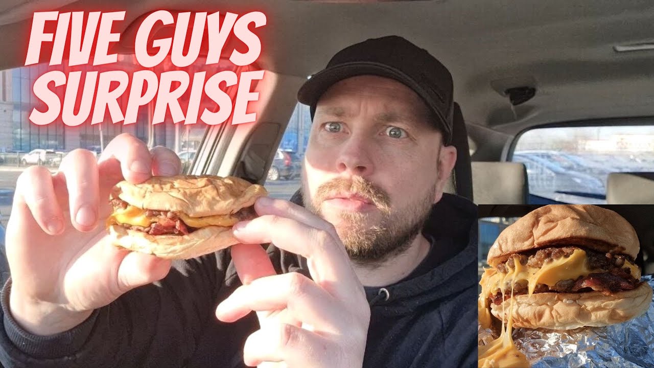 Best Burger In The World?? Five Guys Food Review Manchester UK - YouTube