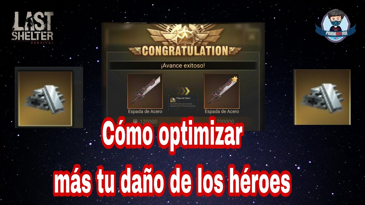 💥Optimizar mas tu daño en tus Héroes con la Placa de Hierro || Last ...