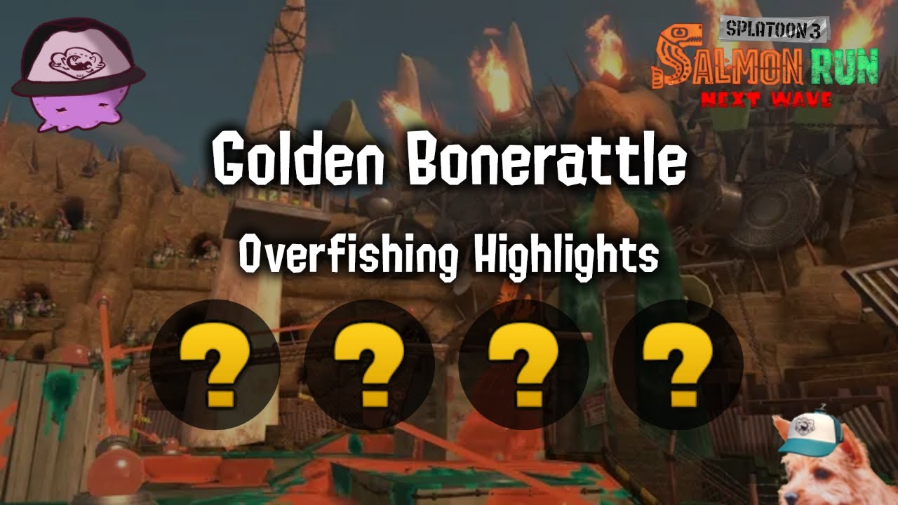 [Overfishing] Golden Bonerattle Arena | Splatoon 3 Salmon Run Next Wave ...