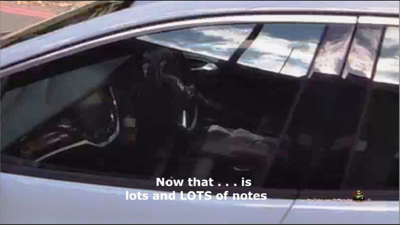 Counting Money While Driving - YouTube