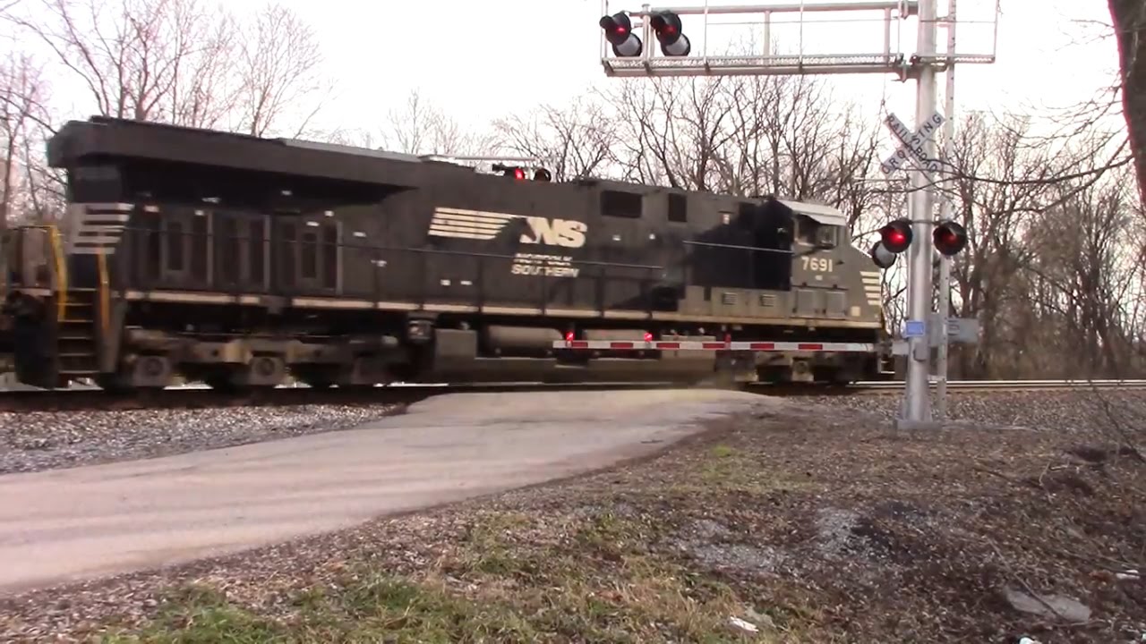 NS 7691, NS 9802, and NS 9865 at County Road 1000 East near Colburn ...