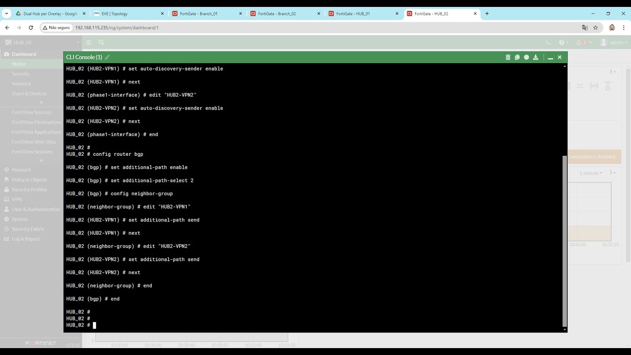 Dual Hub per Overlay Step by Step - Parte 3 (Fortigate) - YouTube